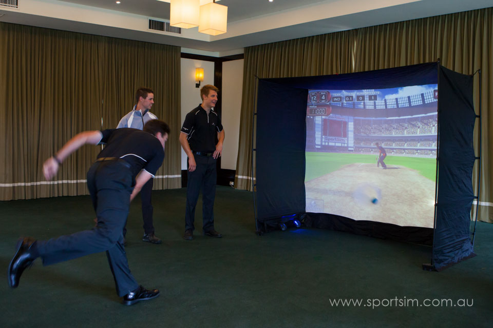 Cricket Sport Simulators // Hire Interactive Sports & Games // SportSim
