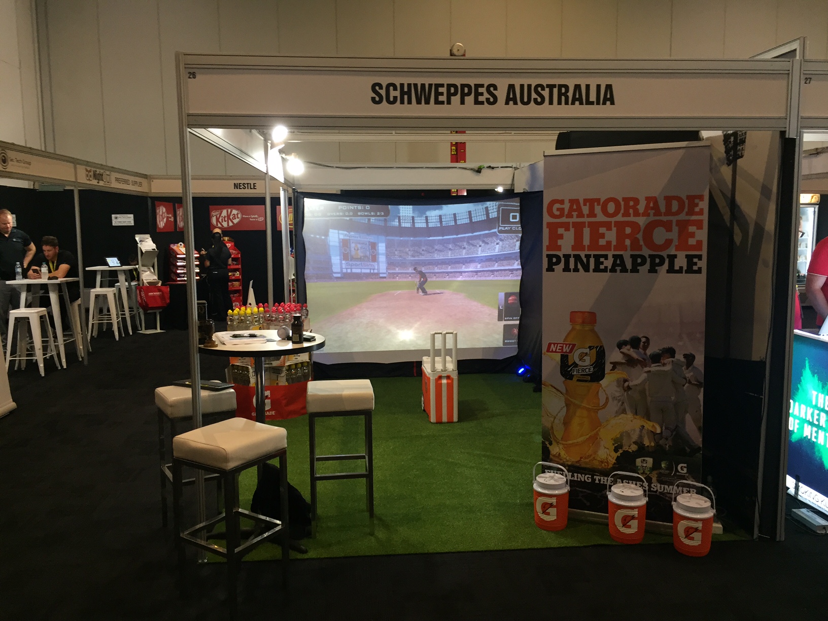 Cricket Simulator with Schweppes Australia // News // SportSim