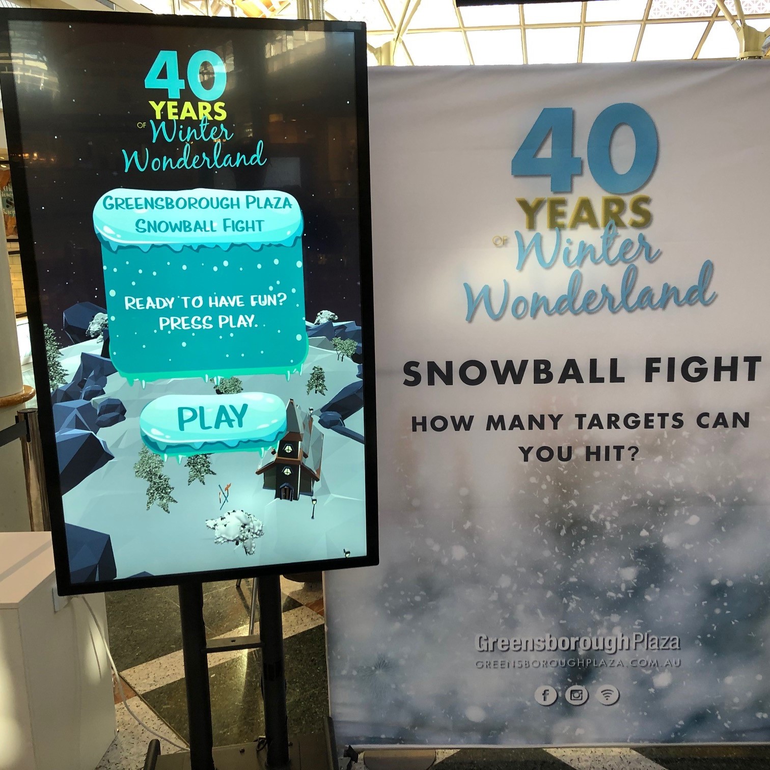 Interactive Games for Shopping Centre Engagement // News // SportSim