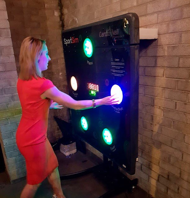 CardioWall Reaction Walls // Hire Interactive Sports & Games // SportSim