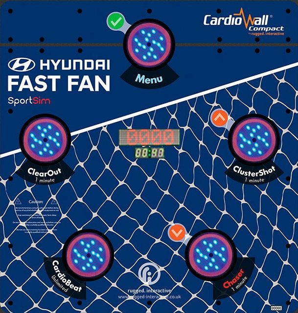 CardioWall Reaction Walls // Hire Interactive Sports & Games // SportSim