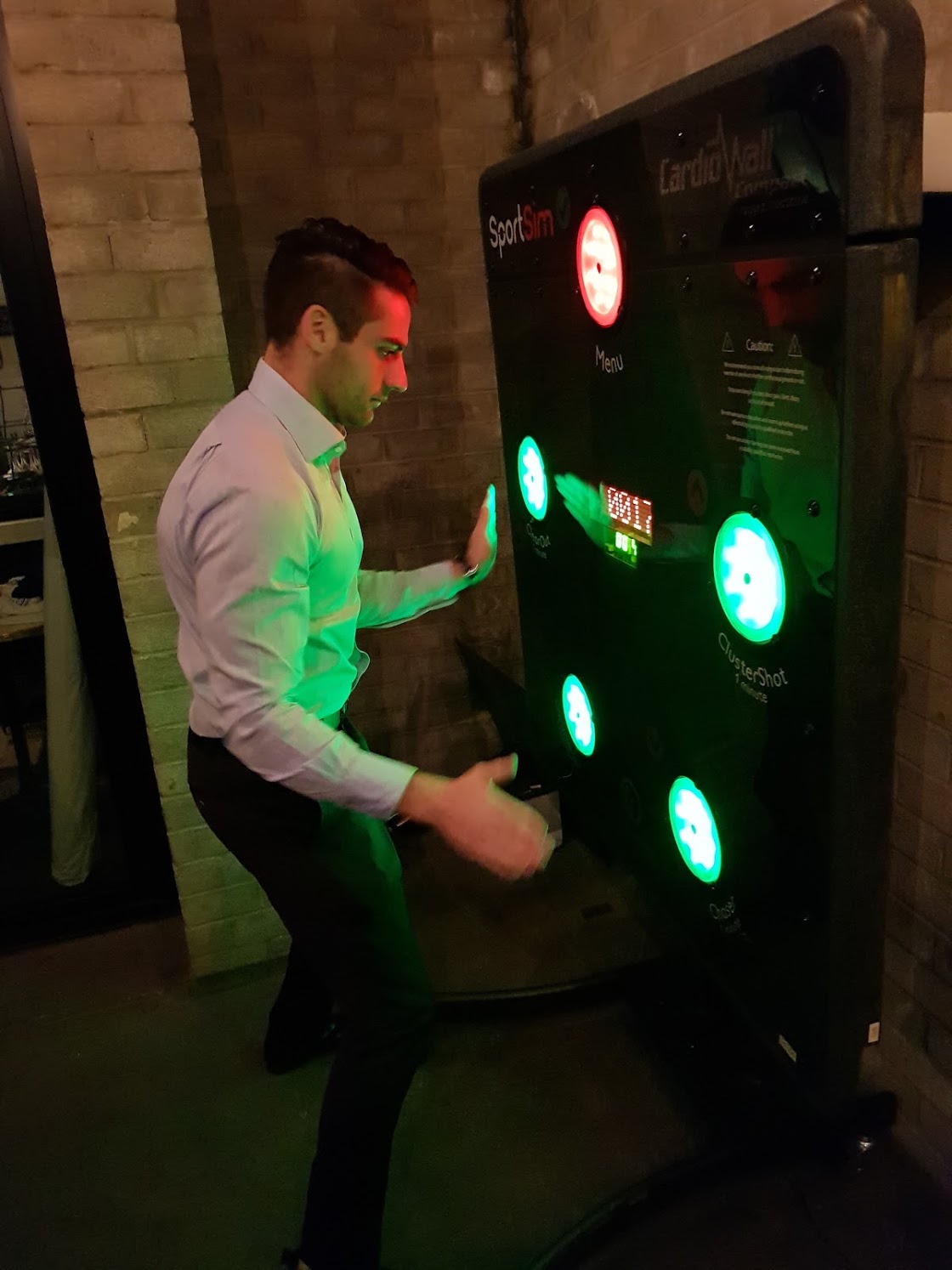 CardioWall Reaction Walls // Hire Interactive Sports & Games // SportSim