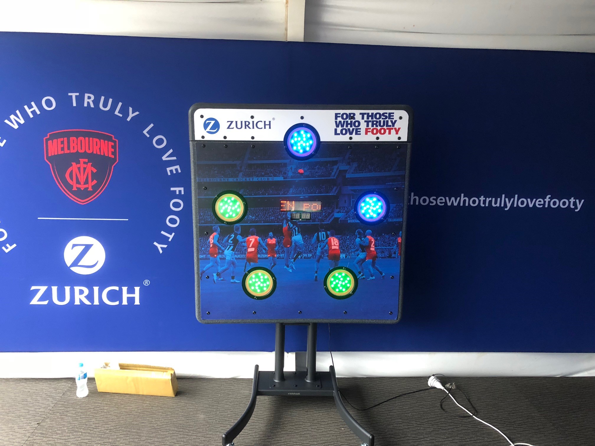 CardioWall Reaction Walls // Hire Interactive Sports & Games // SportSim