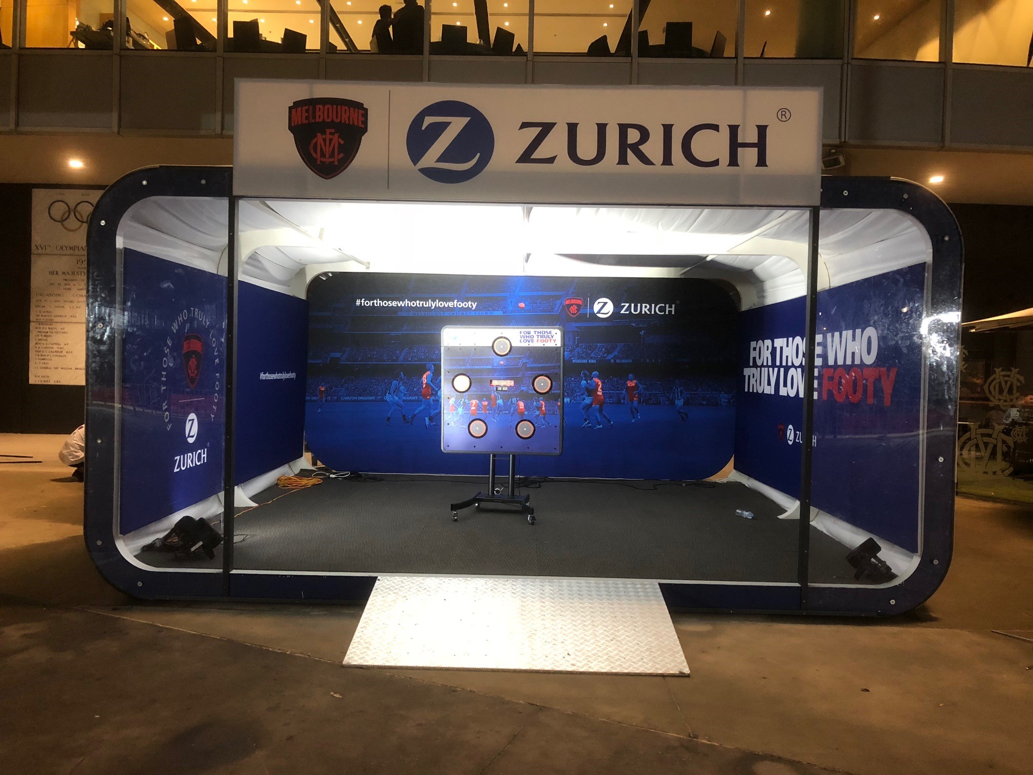 CardioWall Reaction Walls // Hire Interactive Sports & Games // SportSim