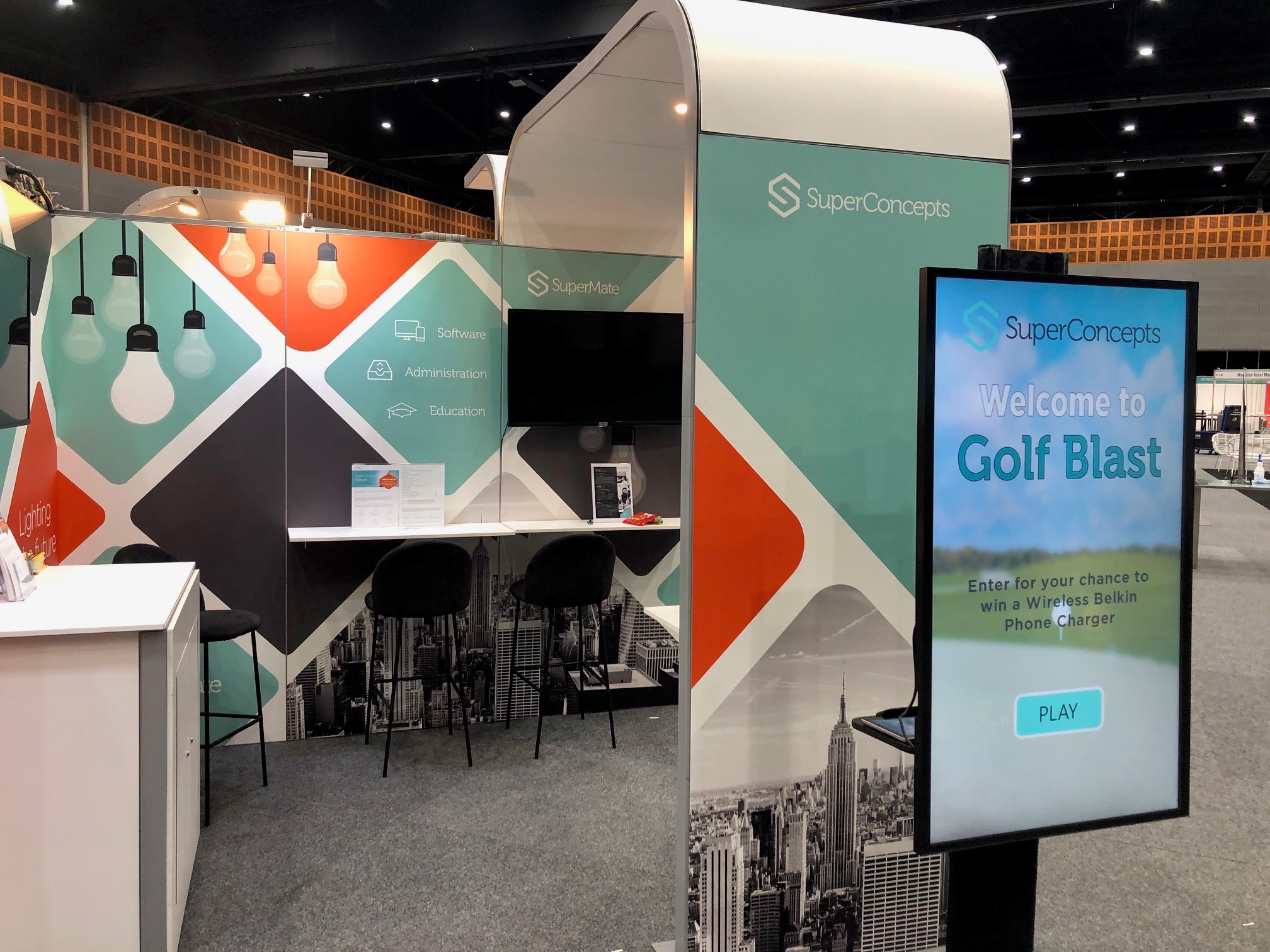 Golf Blast Touchscreen Games // Hire Interactive Sports & Games // SportSim