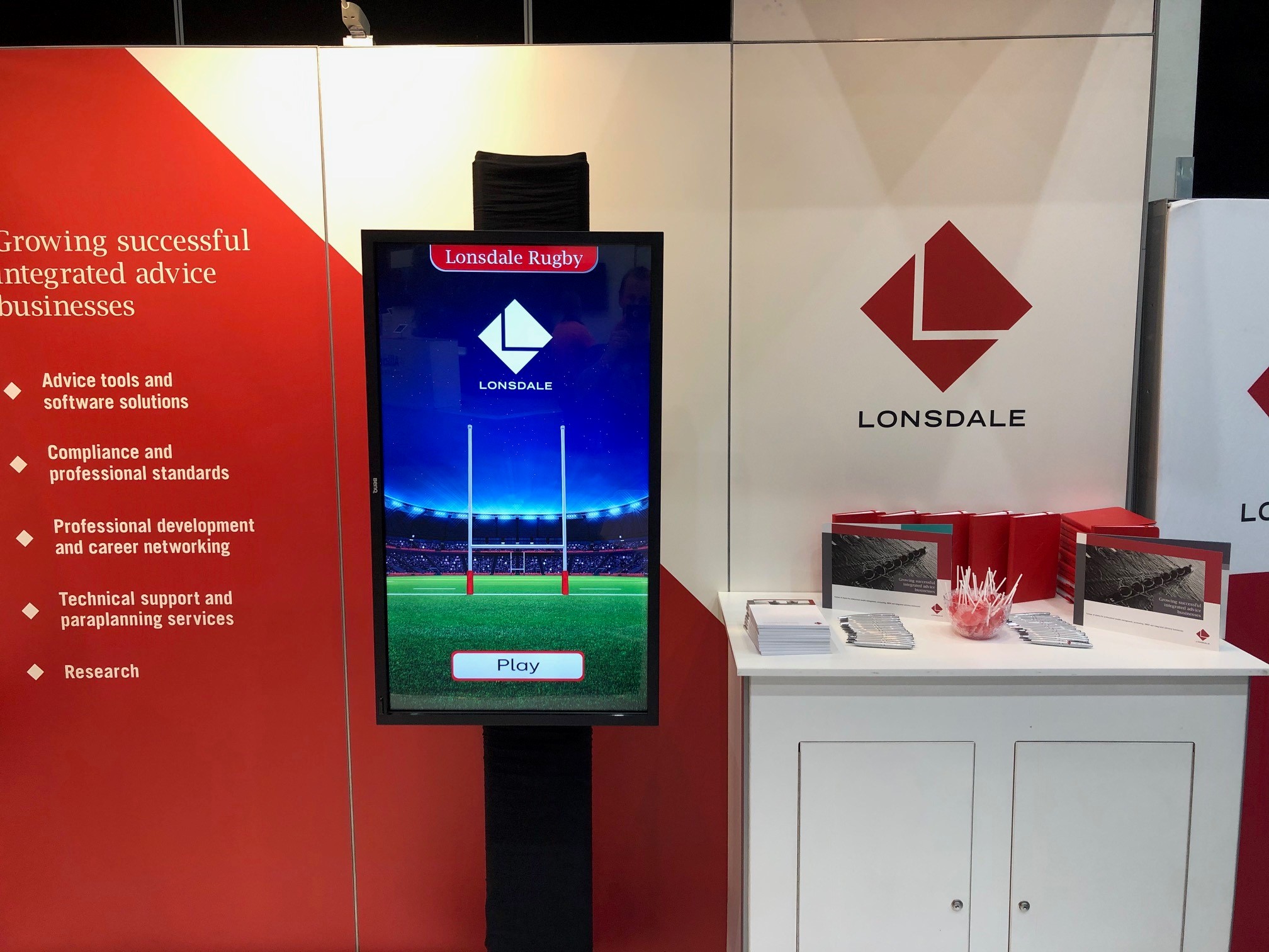 Tap Rugby Touchscreen Games // Hire Interactive Sports & Games // SportSim