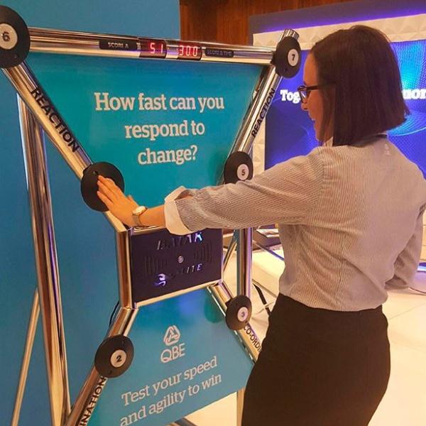 Batak Reaction Walls // Hire Interactive Sports & Games // SportSim