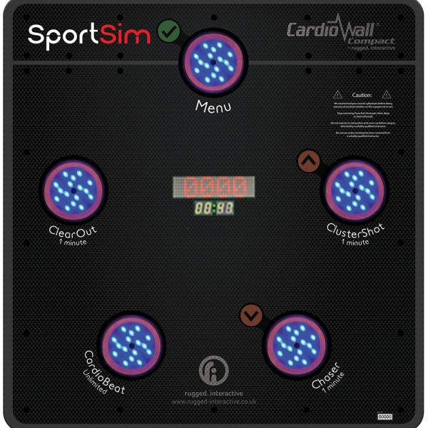 CardioWall Reaction Walls // Hire Interactive Sports & Games // SportSim
