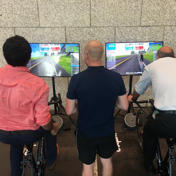 Virtual Cycling // Hire Interactive Sports & Games // SportSim